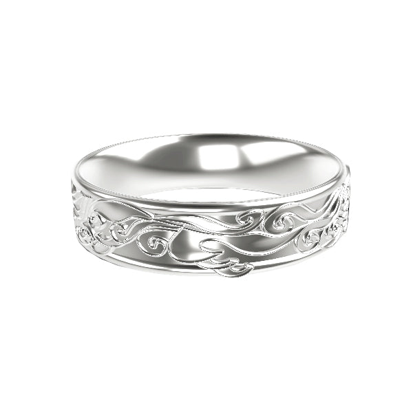 EDINBURGH WAVES COMFY FIT WEDDING RING – Tappit Hen Gallery Scottish ...